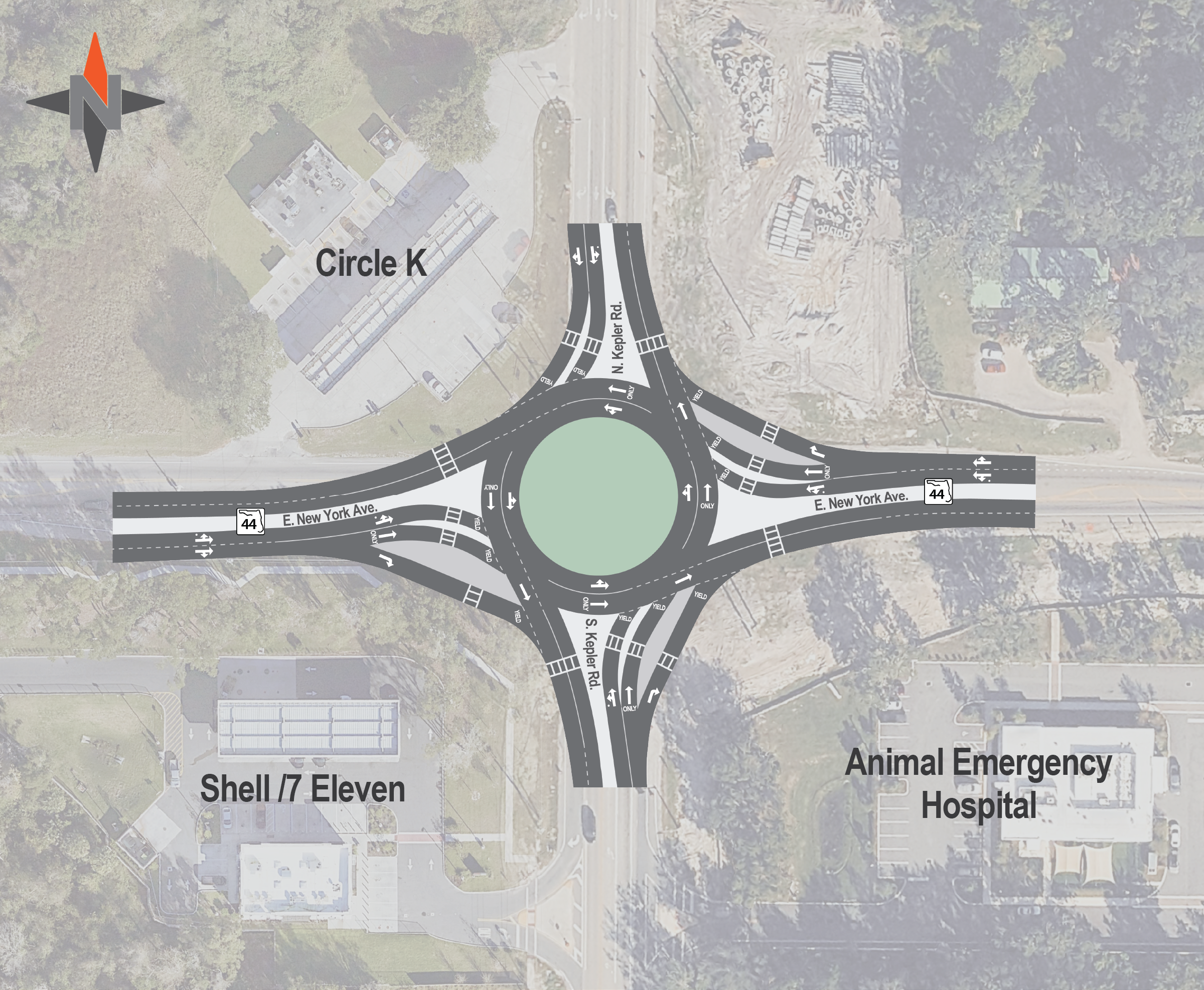 Two-Lane Roundabout to open at S.R. 44 and Kepler Road intersection in ...